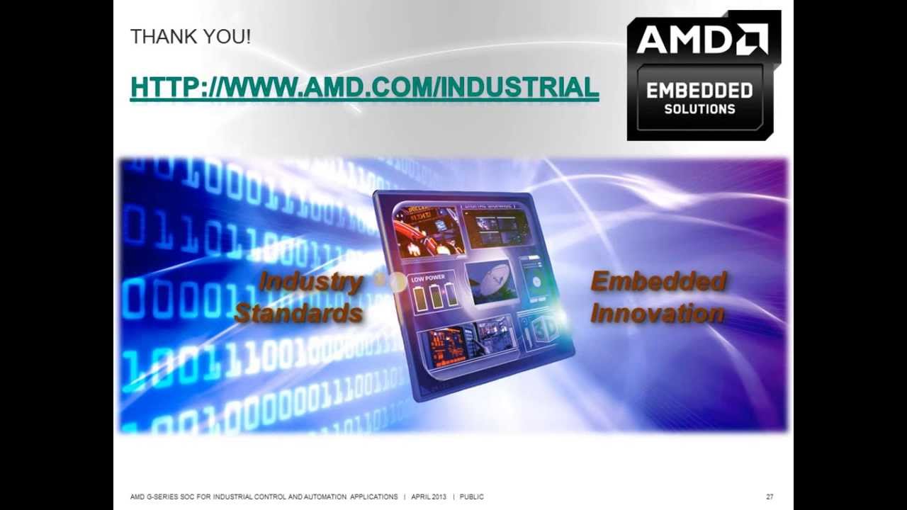 The AMD G-Series SOC for Industrial Control and Automation Applications ...