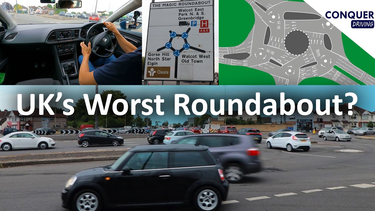 Can an Instructor do the Magic Roundabout in Swindon UK? - YouTube