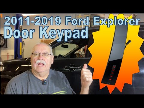 2011-2019 Ford Explorer - replace door keypad - YouTube