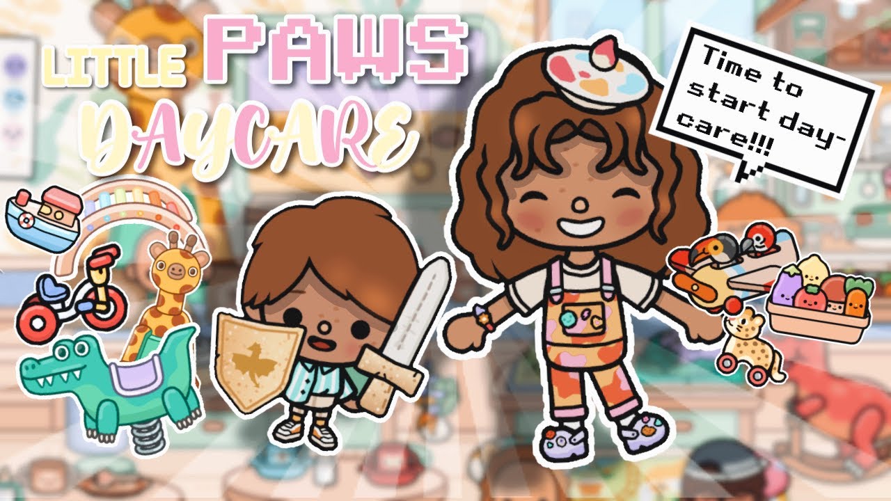 Little Paws Daycare build 🚸🧸💞 | Toca boca - YouTube