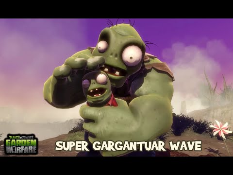 *GARGANTUAR* GARDEN OPS - SUPER GARGANTUAR WAVE - Plants vs. Zombies: Garden Warfare