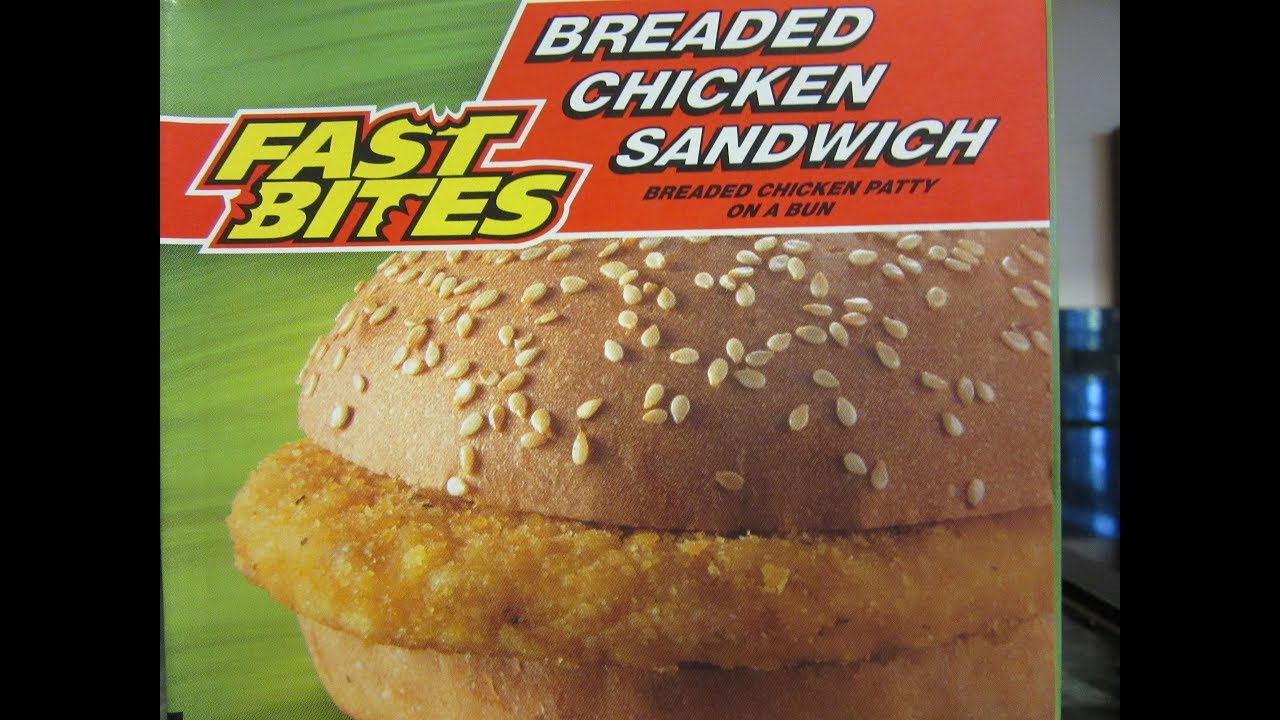 Fast Bites Breaded Chicken Sandwich - YouTube
