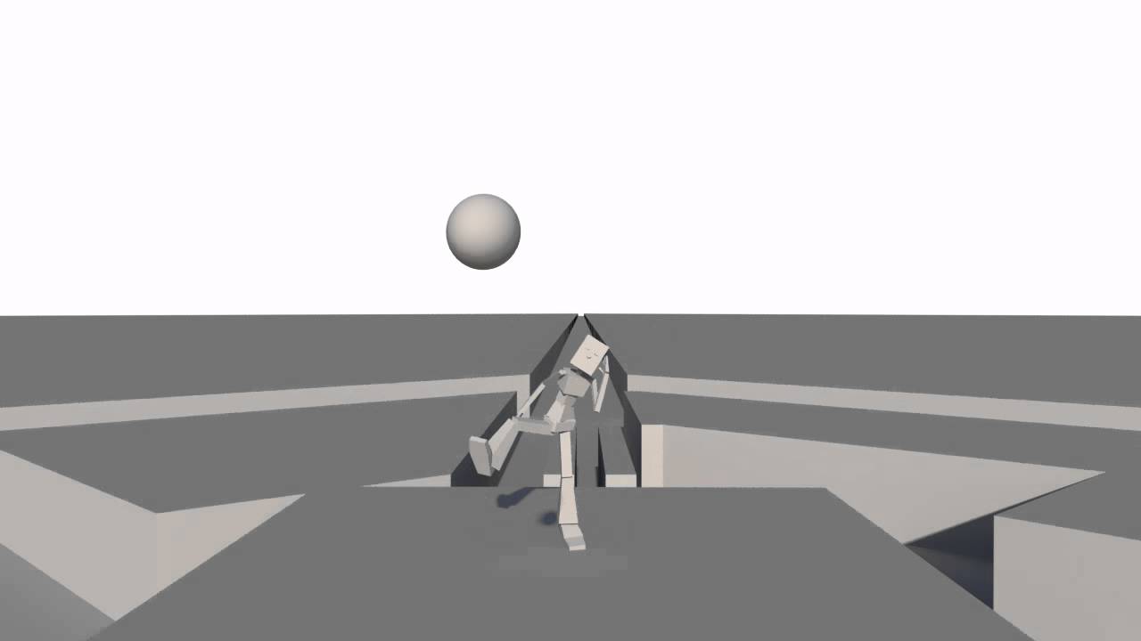 Animation 3D: Lancer de la balle - YouTube