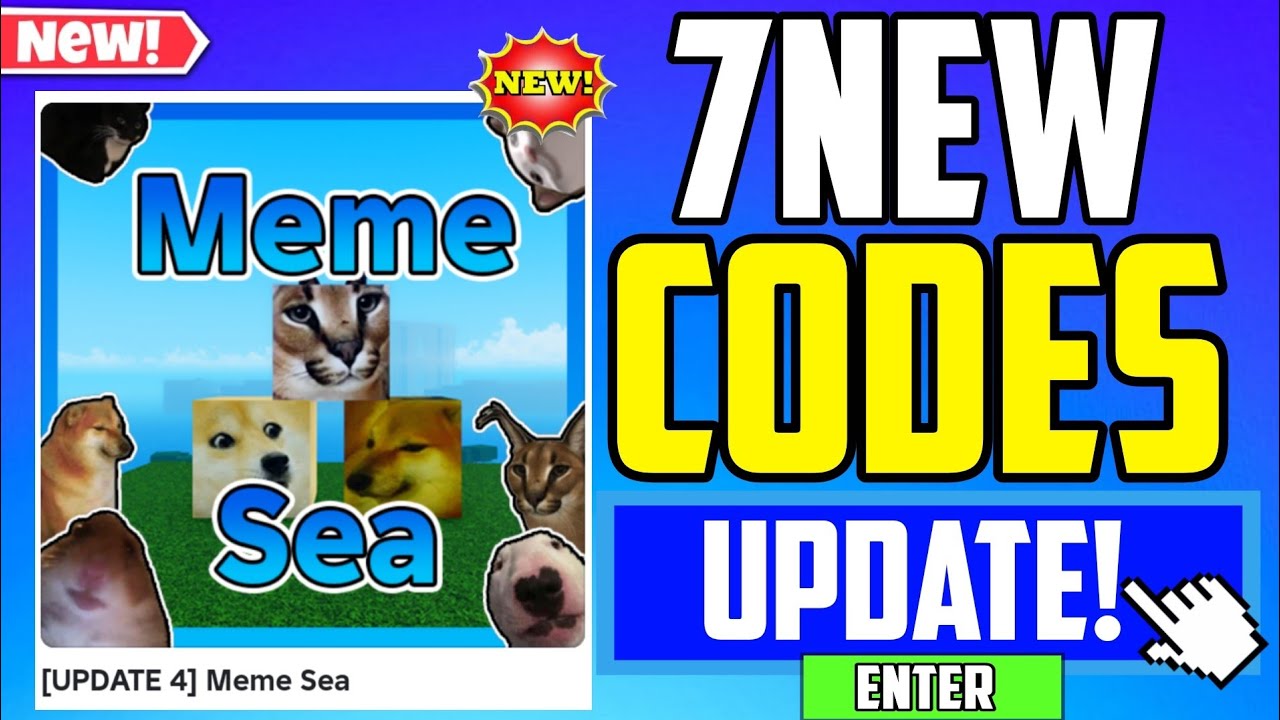 *SECRET UPDATE!* | MEME SEA CODES 2025 (ROBLOX MEME SEA)Part 1099 - YouTube