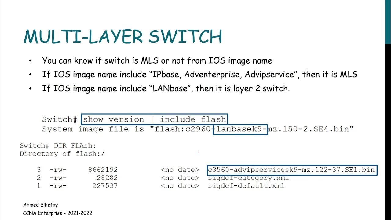 Routing between VLANs | Multi Layer switch | MLS | CCNA 200-301 | Arabic - YouTube