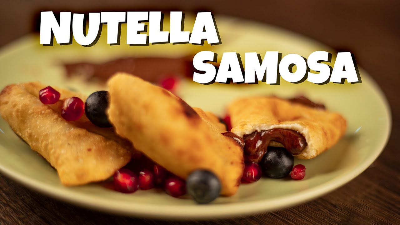 Easy Chocolate Samosa (Nutella) - YouTube