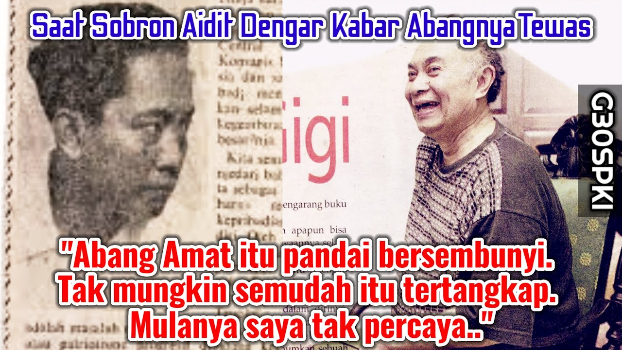 SOBRON AIDIT SEMPAT TAK PERCAYA ABANGNYA TEWAS SECEPAT ITU PASCA ...