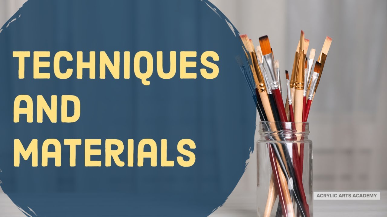Concepts for Painters Techniques and Materials in Art - YouTube