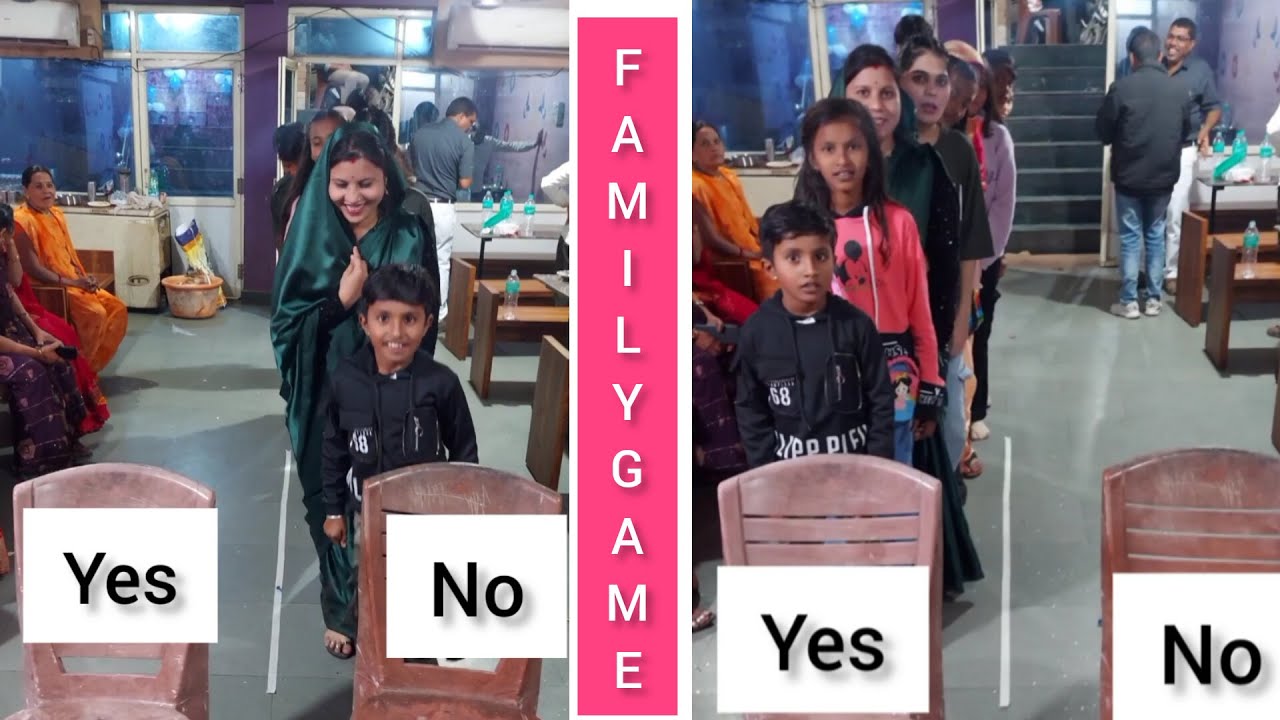 Yes Or No Game Play In Birthday Party With Full Family Fun Game And ...