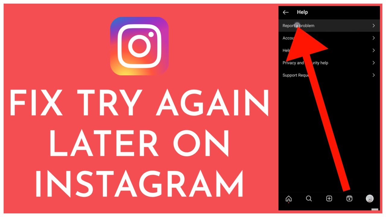How To Fix Try Again Later Error On Instagram (2023) - YouTube