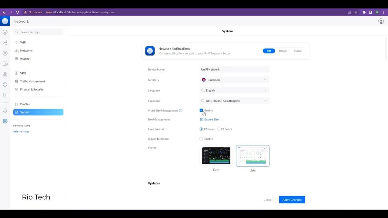 How to Enable Multi Site Management in UniFi Dashboard - YouTube