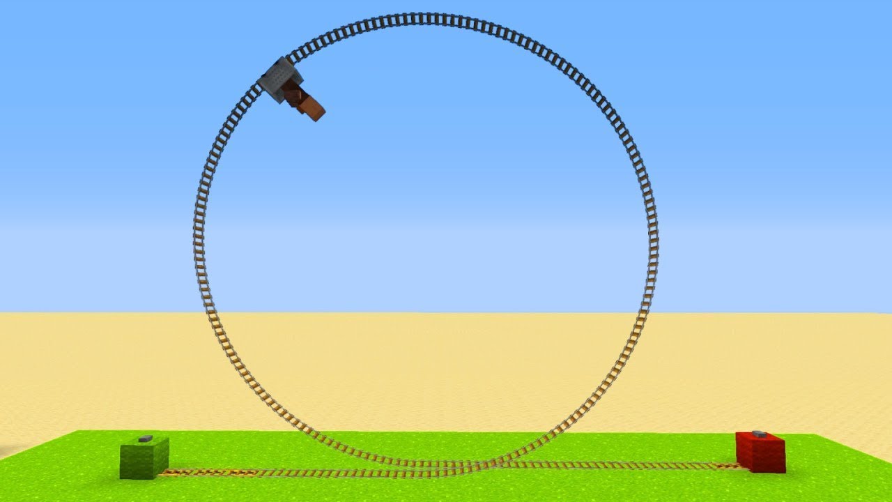 looped rails in minecraft - Adam Jones - YouTube