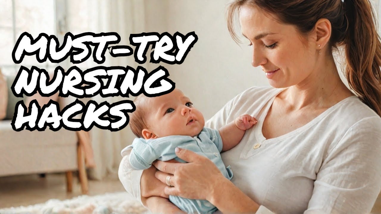 Nursing Hacks Every Mom NEEDS to Try - YouTube