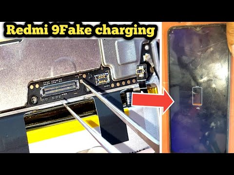 redmi 9 9A charging problem CM 5.0 line Problem fix - YouTube