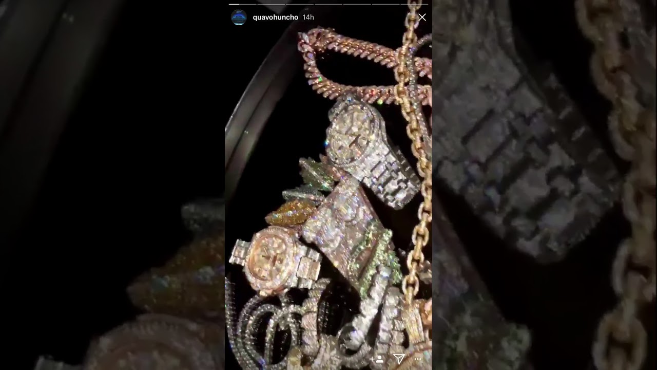 Quavo And Lil Yachty Shows Off New Jewelry (ICE) 2018 - YouTube