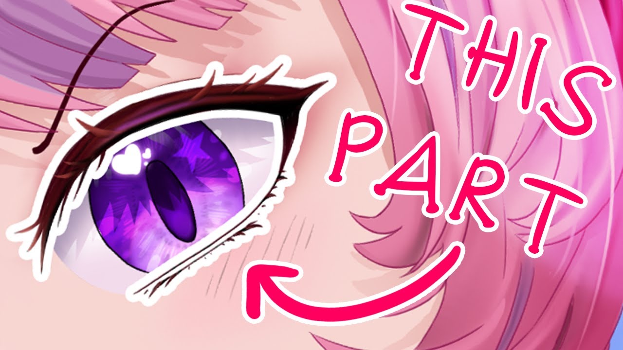 Anime Eyelash Drawing Tutorial - YouTube