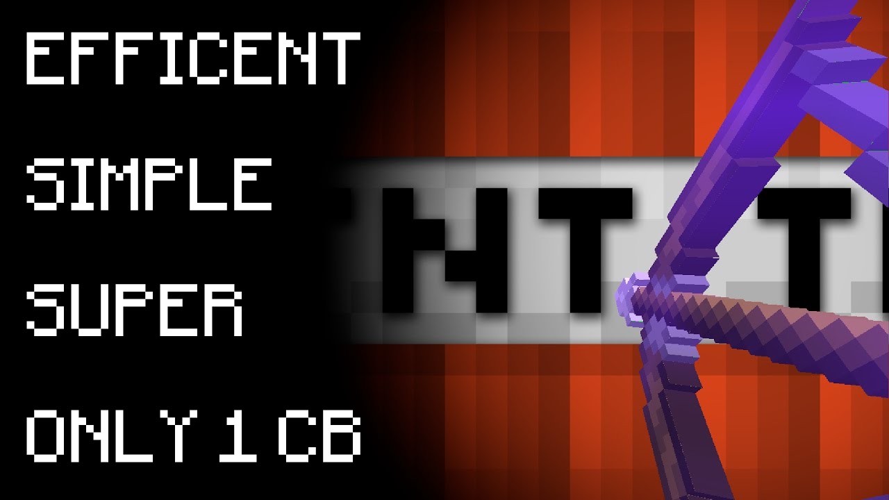 Minecraft - THE BEST TNT BOW! Simple & Efficent (1.11 One Command ...