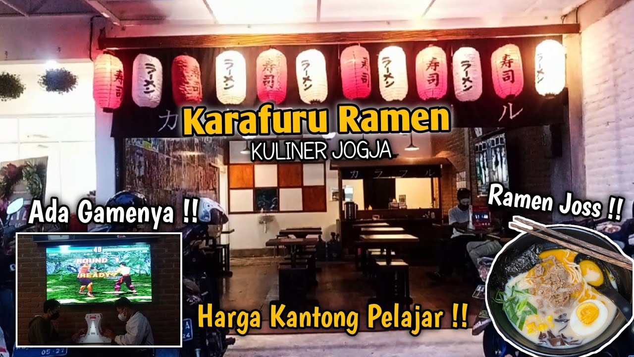 RAMEN MURAH BERKUALITAS KARAFURU RAMEN by Sushiruma | Jogja - YouTube