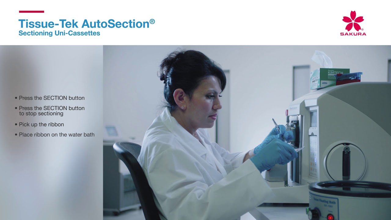 Tissue Tek AutoSection® Sectioning Uni Cassettes - YouTube