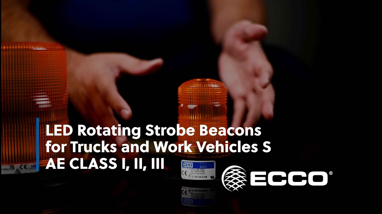 ECCO LED Rotating Strobe Beacons for Trucks and Work Vehicles - YouTube