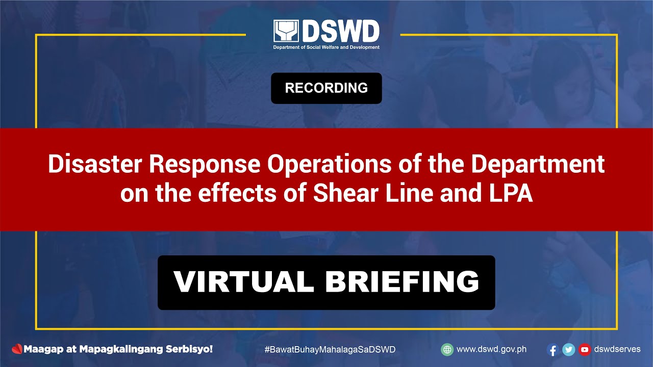 DSWD OIC Usec. Punay virtual briefing with DSWD FOs' RDs' on the ...