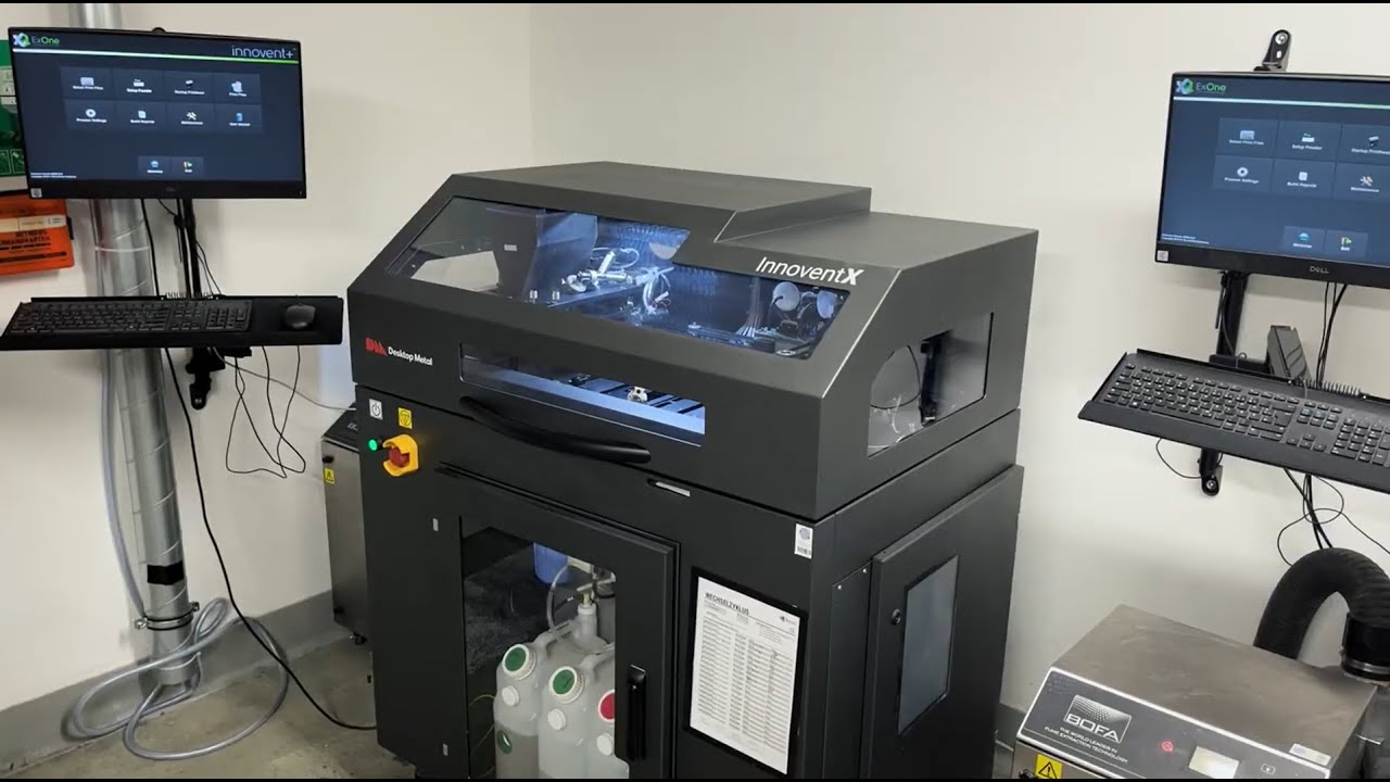 Flexible Binder Jet 3D Printing with the InnoventX - YouTube