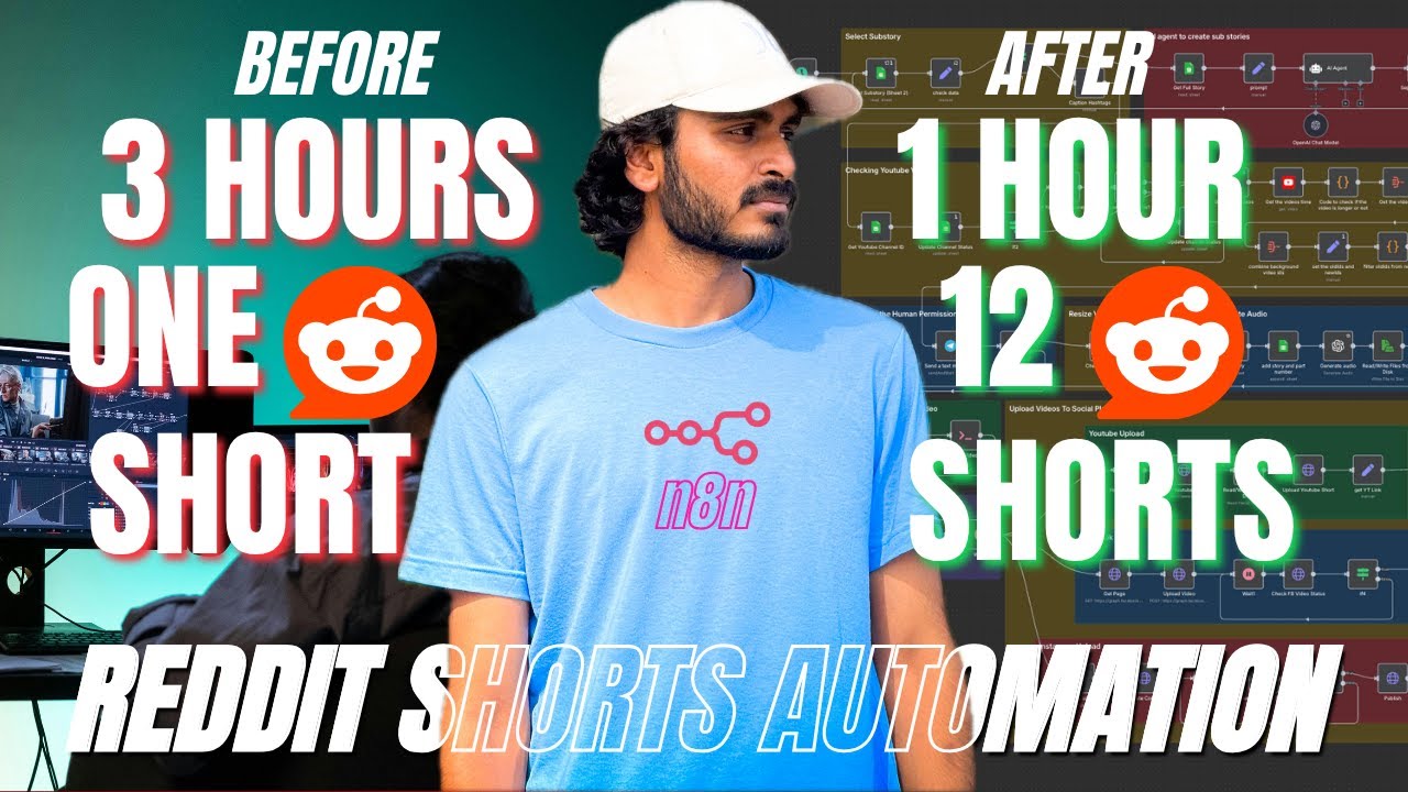 I Automated Reddit Story Shorts with n8n - 3 Hours to 5 Minutes! - YouTube