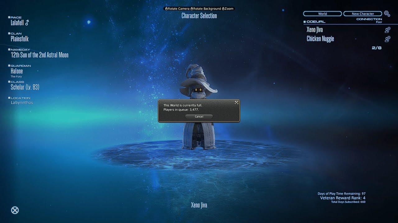 Final Fantasy XIV Endwalker Queue - YouTube