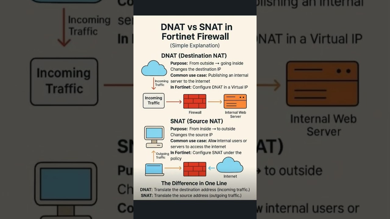Snat Dnat Fortigate