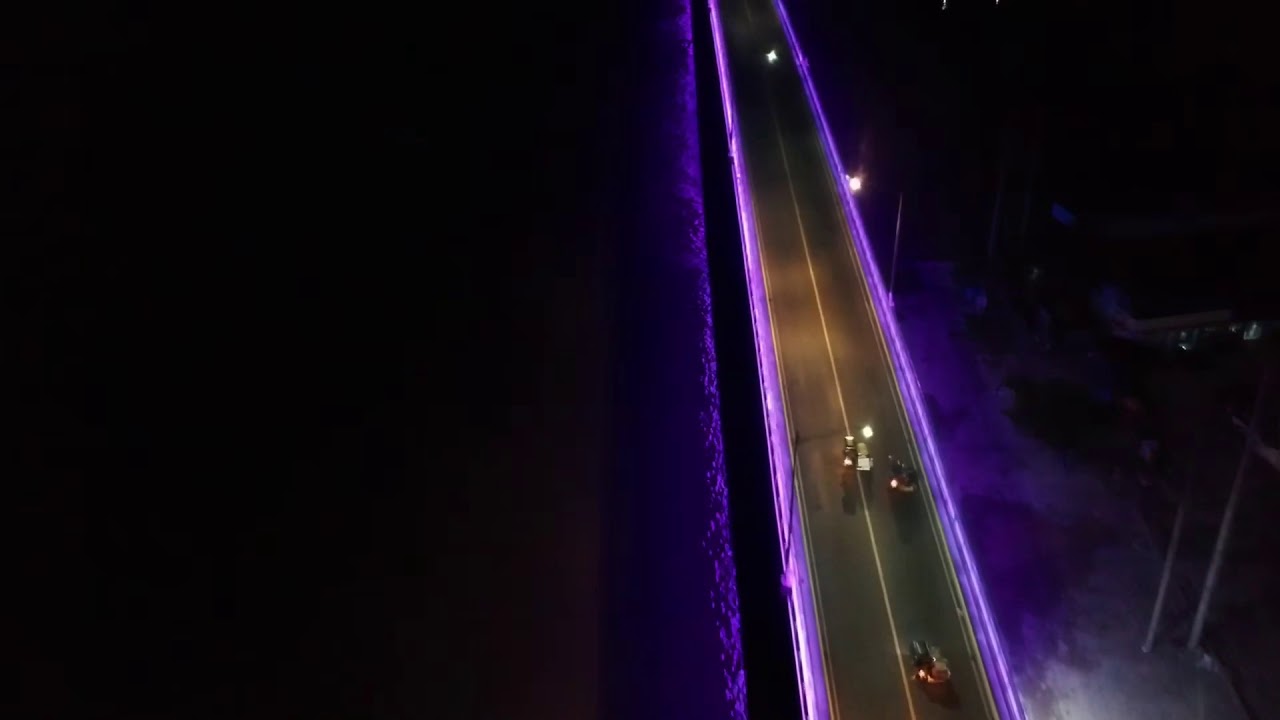 Pantal Bridge Dagupan Pangasinan De Venecia Road Dji Spark - YouTube