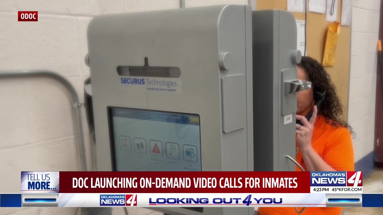 DOC launching on-demand video calls for inmates - YouTube