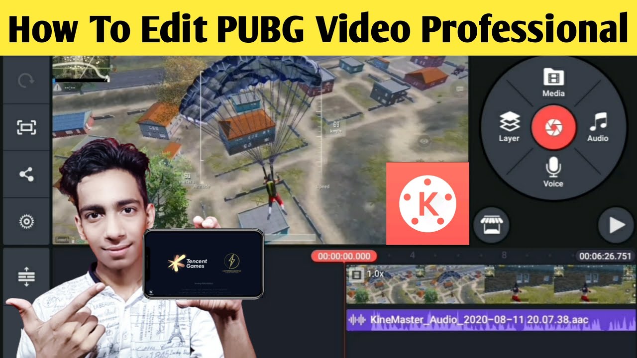 How To Edit Pubg Video In Kinemaster | Edit Pubg Video Professional ...