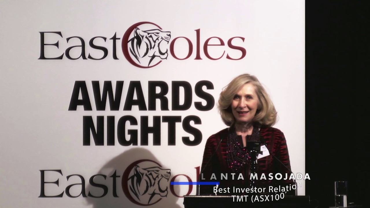 Jolanta Masojada, Investor Relations at Fairfax, at 2016 East Coles ...