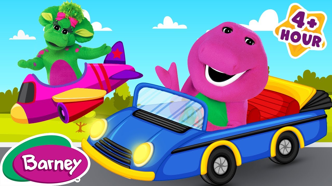 Barney's Transportation Adventure | Vehicles for Kids | NEW COMPILATION ...