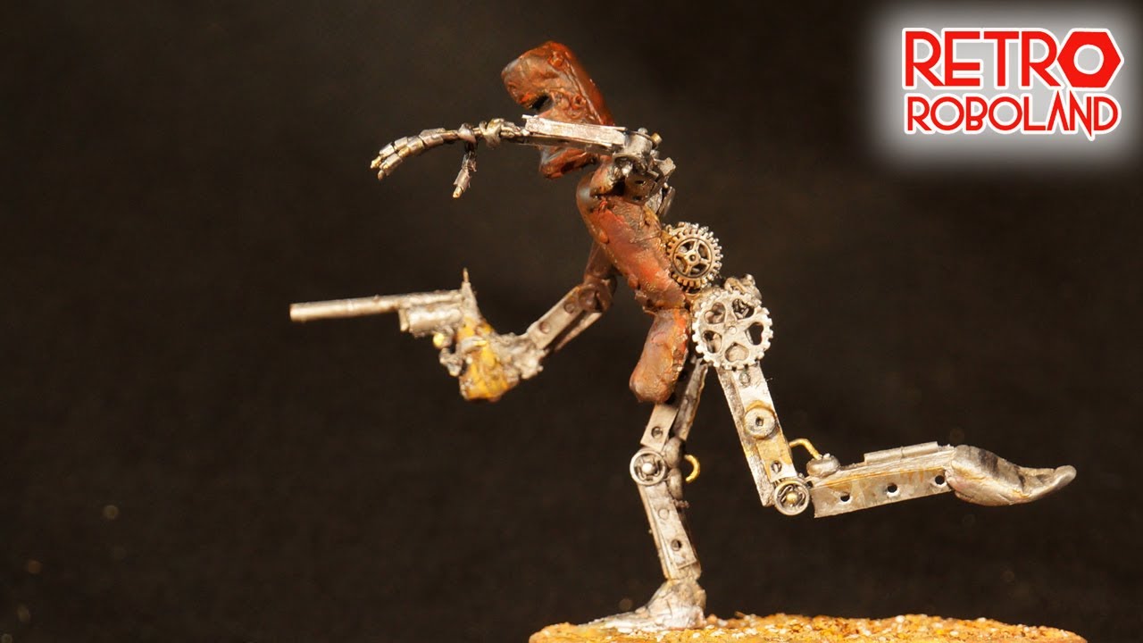 Robot Ned Kelly: How to scratch build a retro model robot - YouTube