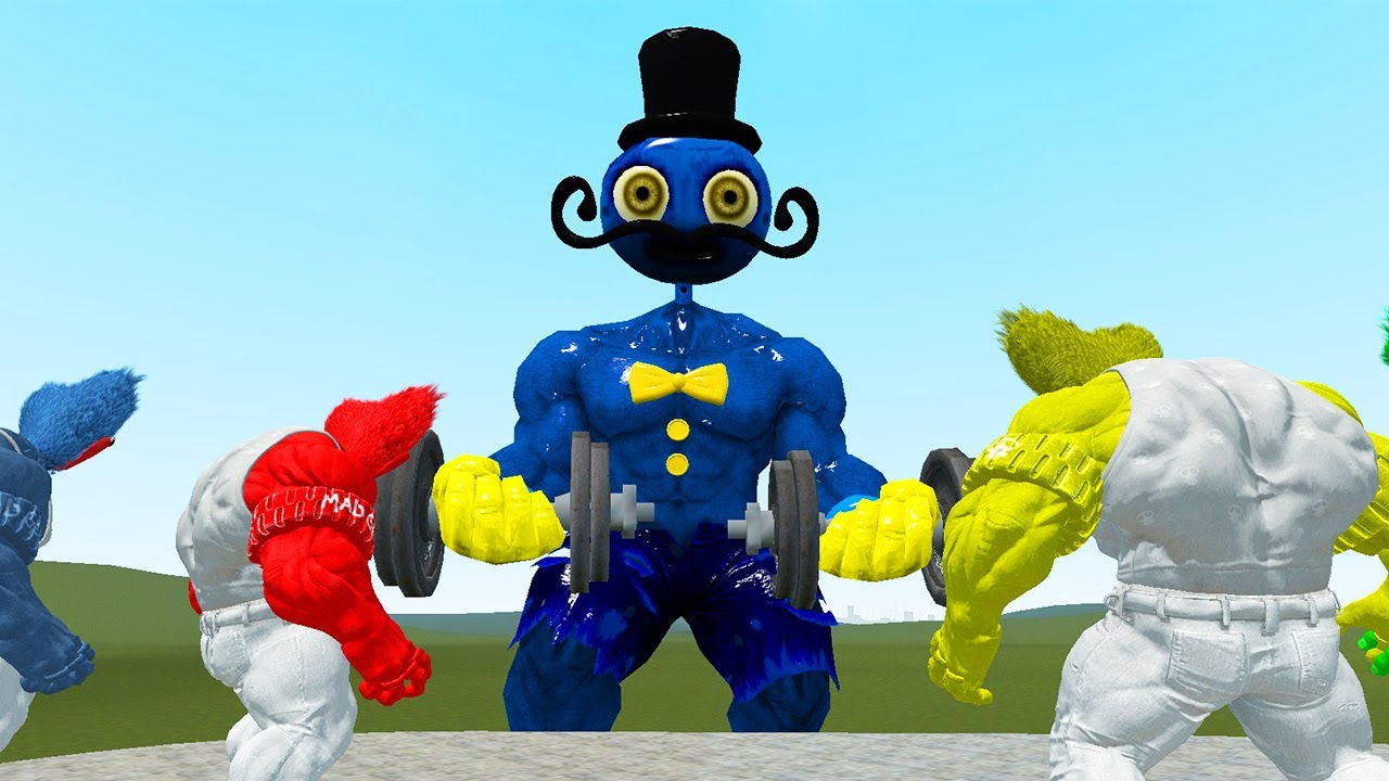 ALL HUGGY WUGGY VS DADDY LONG LEGS BODYBUILDERS! | In Garry's Mod - YouTube