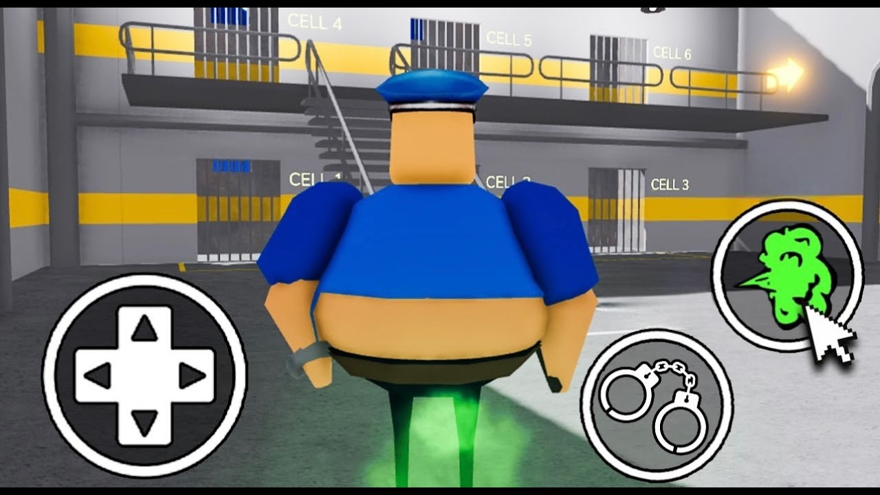 👮‍♂️💨 Roblox Fat Cop Prison Escape Challenge! 😂 - YouTube