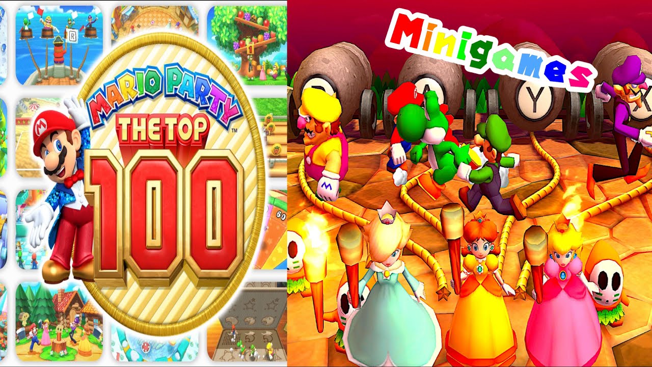 Mario Party The Top 100 | All Minigames [Crispy 4K] - (Master ...