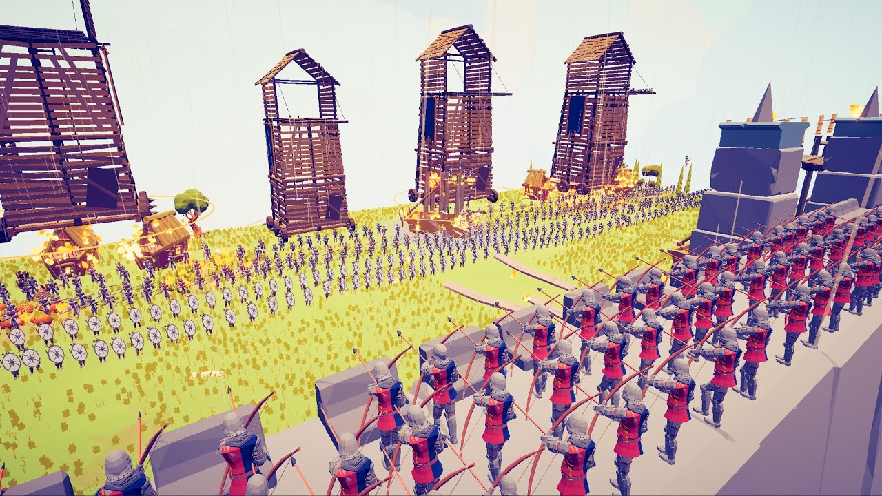 150x KNIGHTS SIEGE MEDIEVAL FORT - Totally Accurate Battle Simulator ...