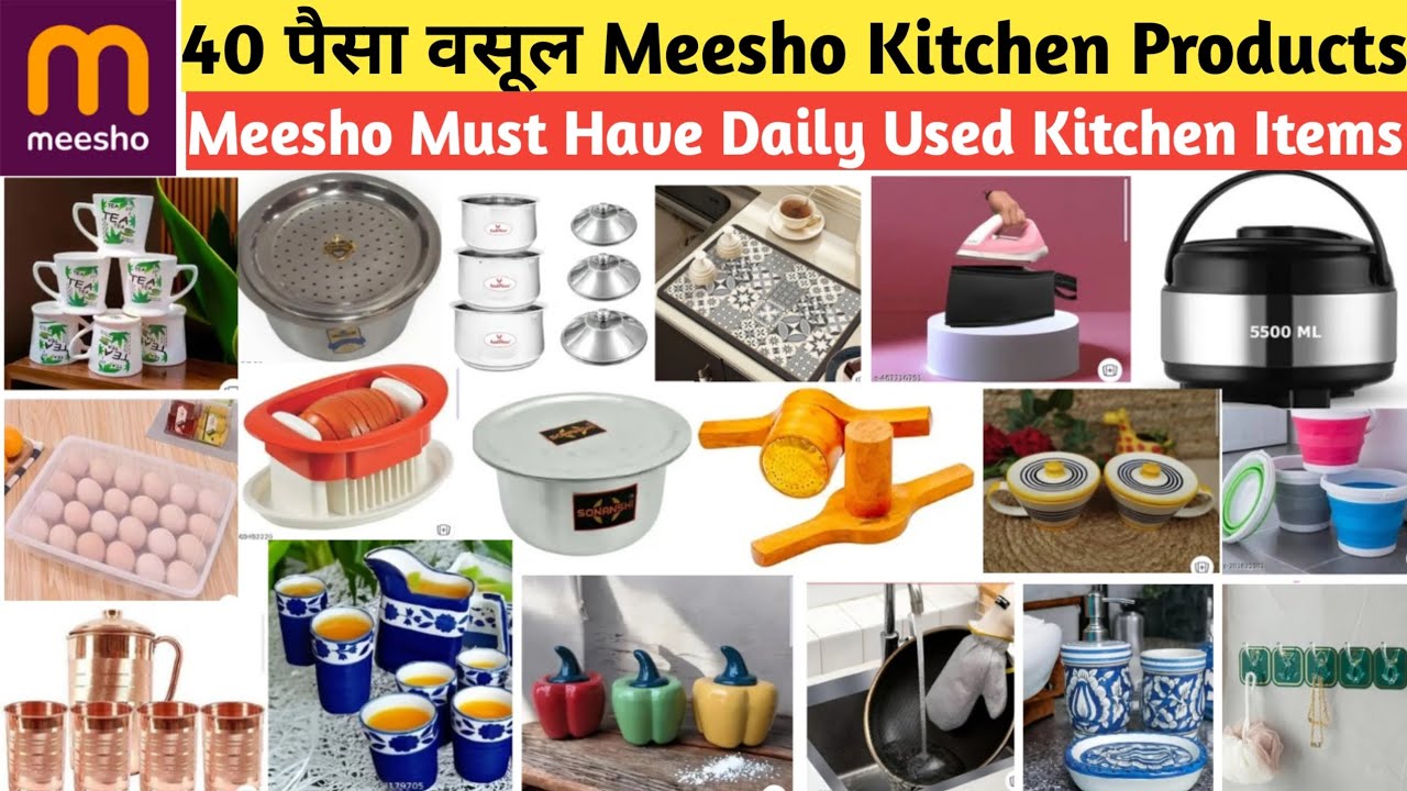 40 पैसा वसूल Meesho Kitchen Products | Meesho Must Have Daily Used ...