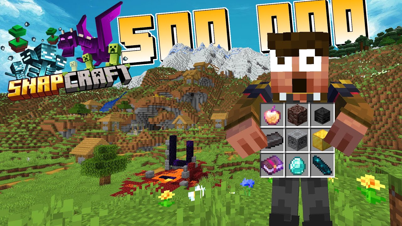 Uciekłem PÓŁ MILIONA Kratek i ZDOBYŁEM TO! - SnapCraft VIII (6) - [386] (Minecraft 1.20) - YouTube