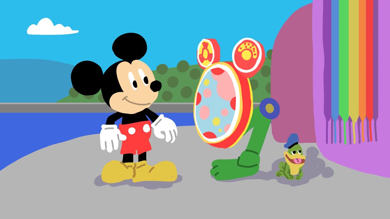 Donald Turns into a Frog Drawing - Disney Junior Doodles - YouTube