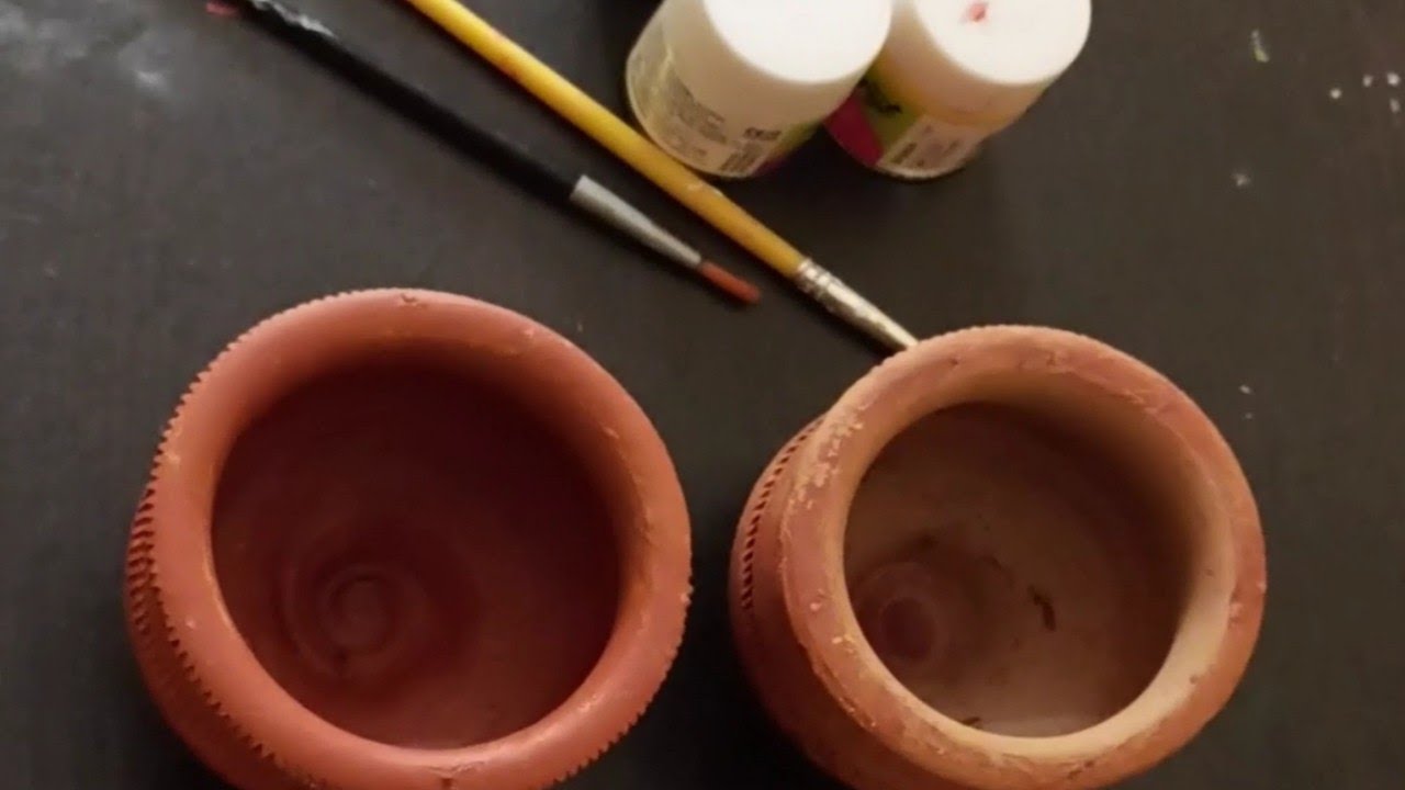 Easy Matka Design. Small matka painting. DIY - YouTube