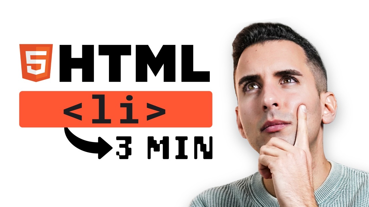 Aprende a usar la etiqueta li en HTML de manera FÁCIL y RÁPIDA - YouTube