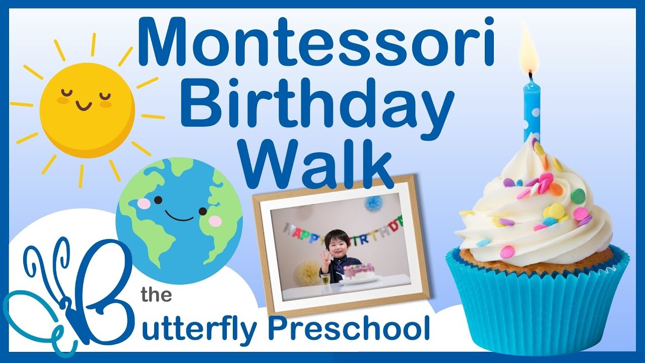 Montessori Birthday Walk | Preschool Learning - YouTube