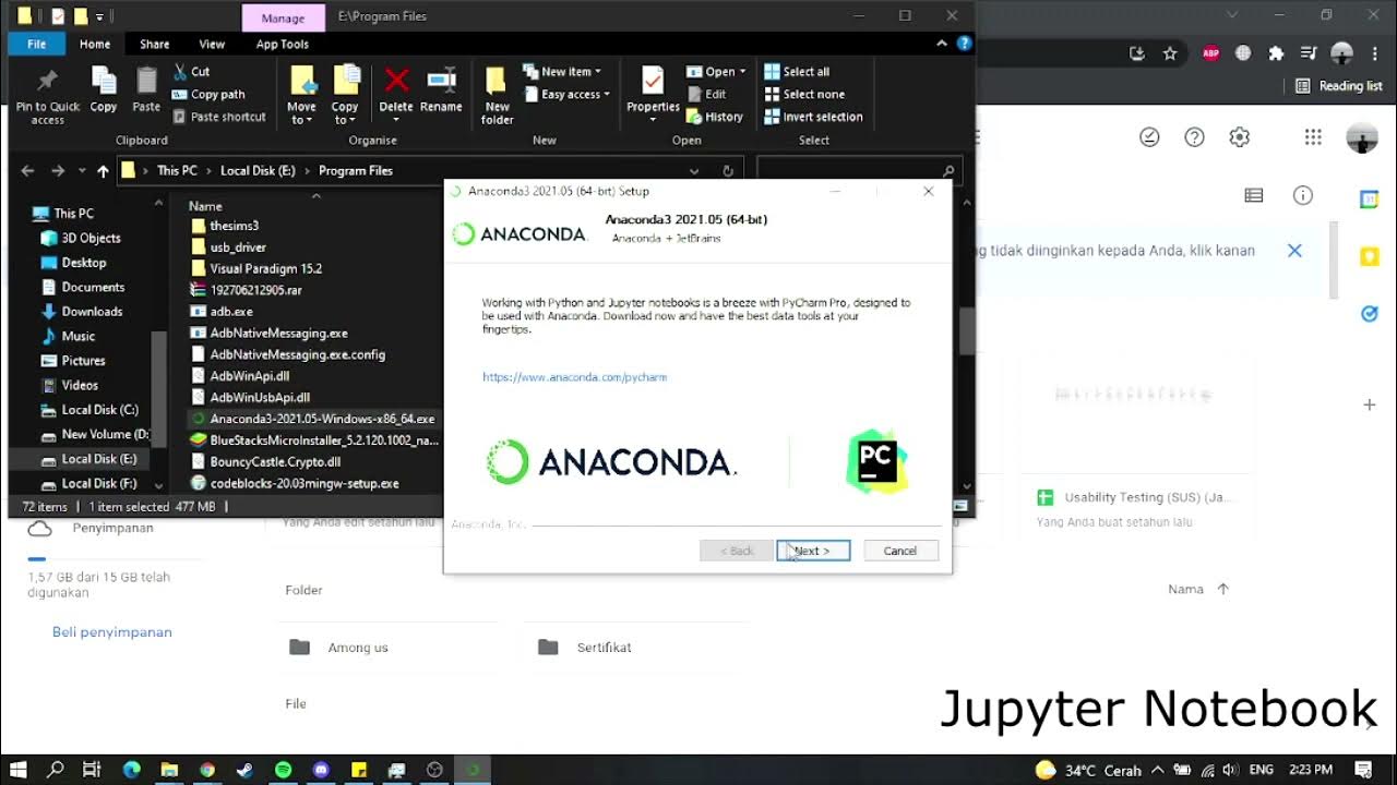 Instalasi Google Colaboratory dan Jupyter Notebook - YouTube