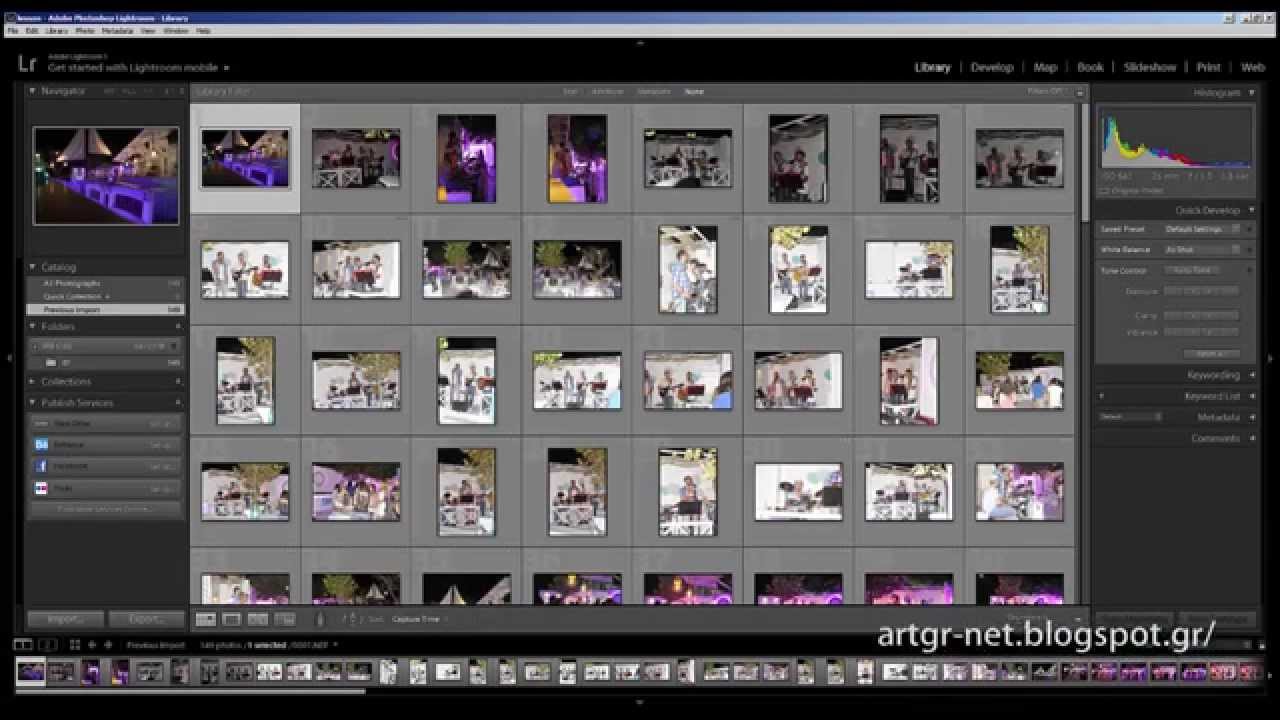 Μάθημα 01 Εισαγωγή φωτογραφιών στο Lightroom - YouTube
