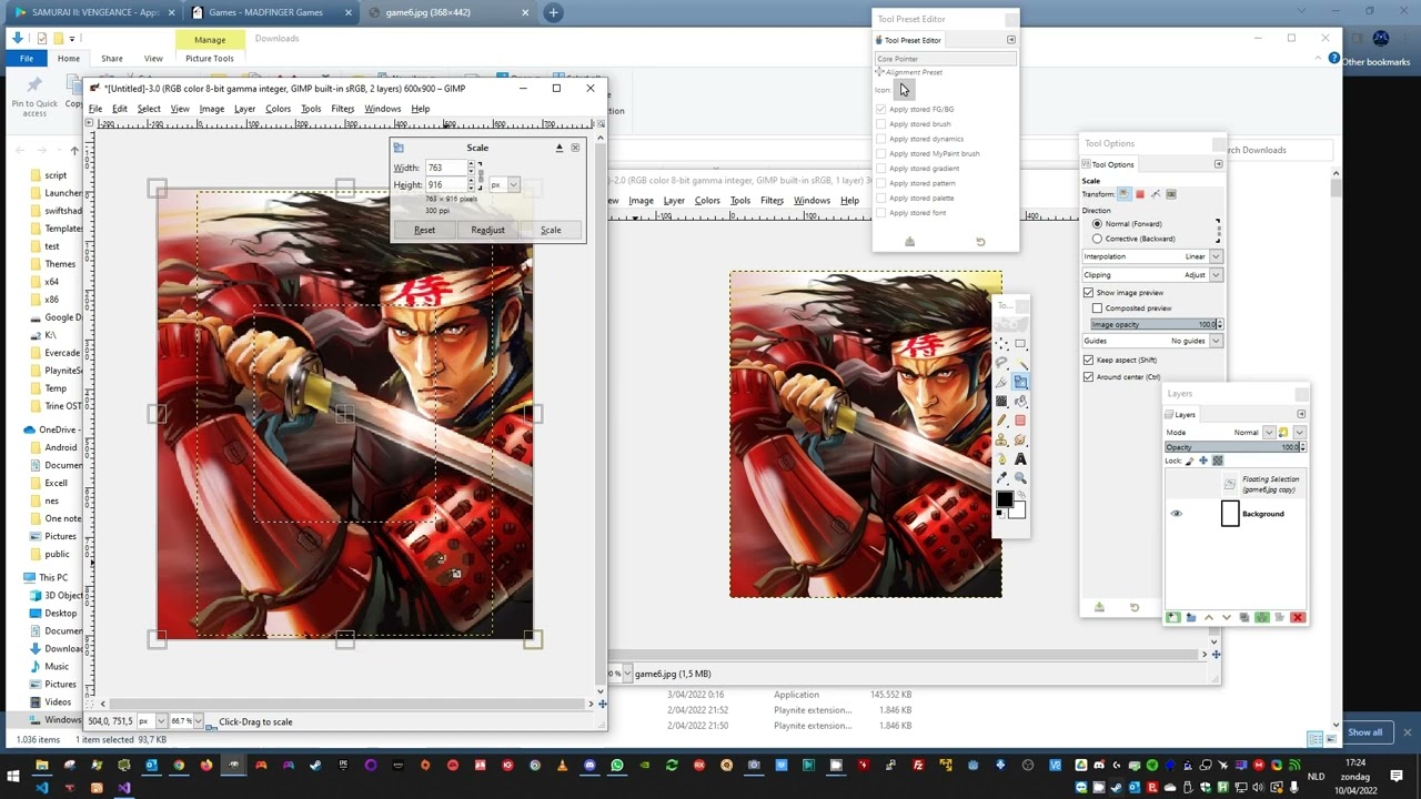 How to create your own game cover pictures using gimp to be used in ...