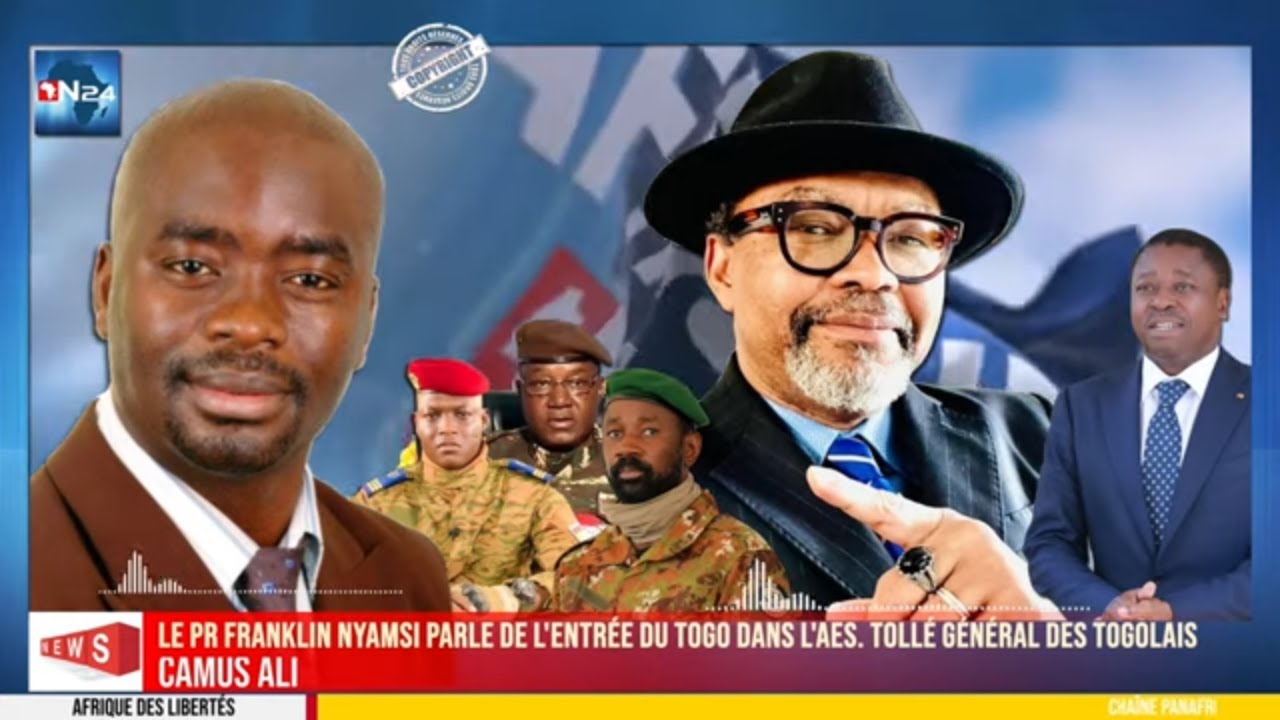 CAMUS ALI: Franklin Nyamsi parle de l'entrée du Togo dans l'AES. Tollé ...