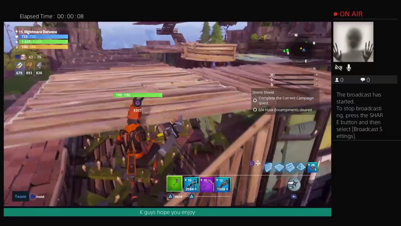 Fortnight Save the World Base showcase Livestream #2 - YouTube